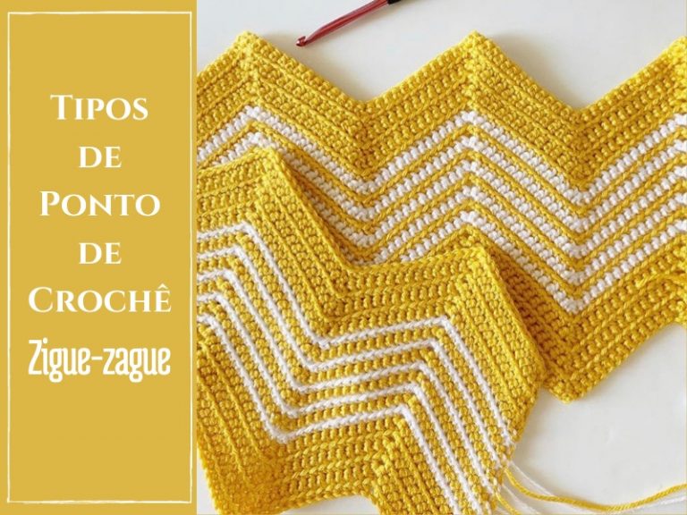 Tipos de Ponto de Crochê Zig-zag ⋆ De Frente Para O Mar